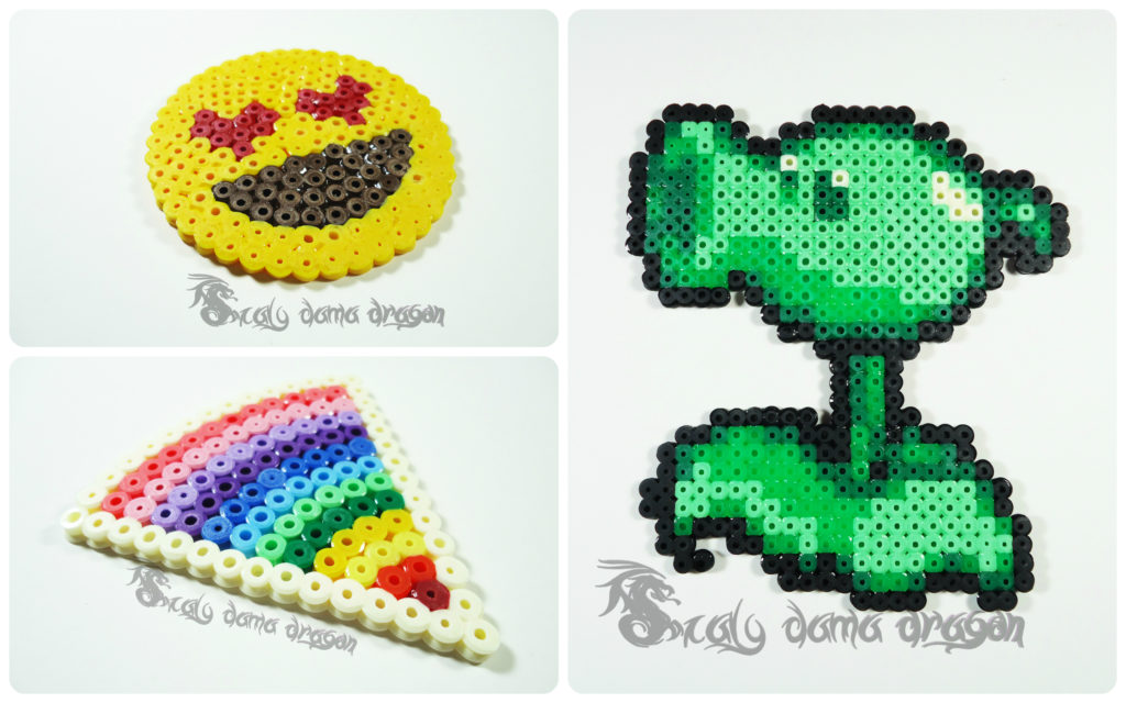 3 Figuras en Hama Beads - Scaly Dragon 3 Figuras en Hama Beads - Scaly Dragon